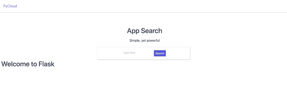 Building a Search experience for a Python Flask Application | Aravind Putrevu